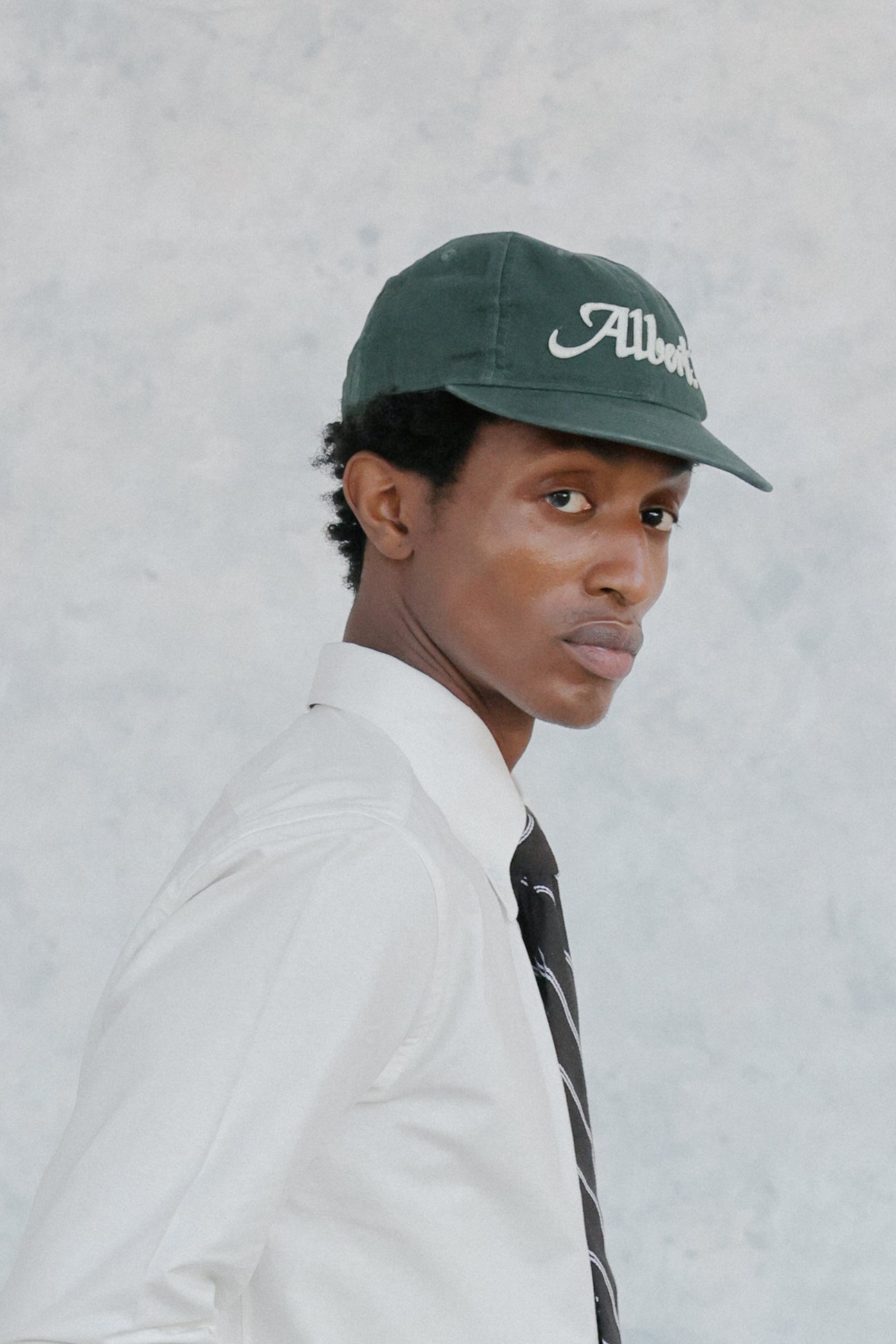 Albert Logo Twill Cap (Forest Green) – Albert Clothing